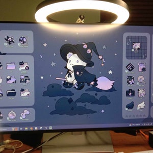 Windows/mac Magic Bear Desktop Wallpaper Organizer Set: Animated Folder ...