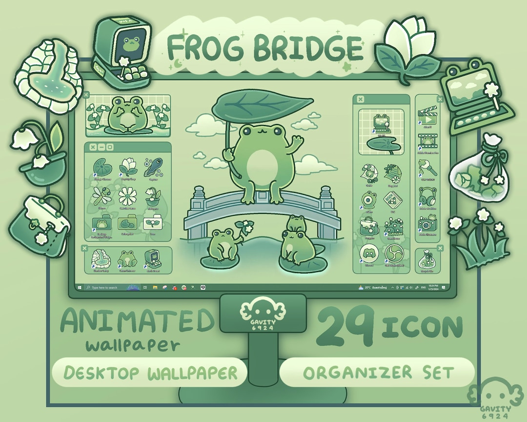 Windows and Mac | Frog Bridge Desktop Theme Background Wallpaper ...