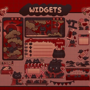 Bat Vampire App Icon Set: Kawaii Phone Theme and Widgets(ios/android ...