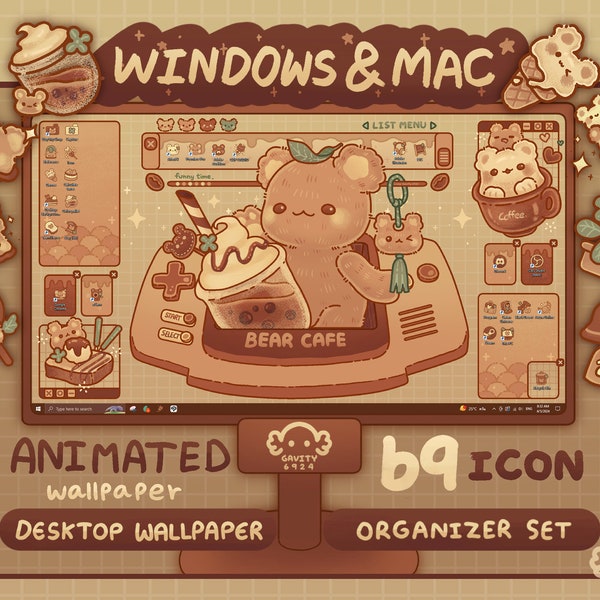 Desktop Wallpapers Cute Cozy - Etsy