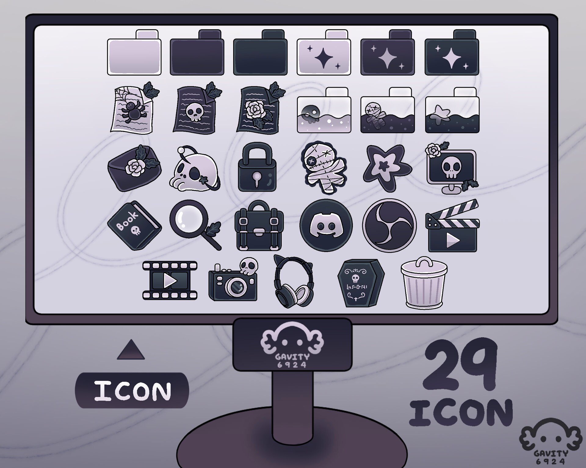 Windows and Mac Gothic Man Desktop Theme Background Wallpaper Organizer ...