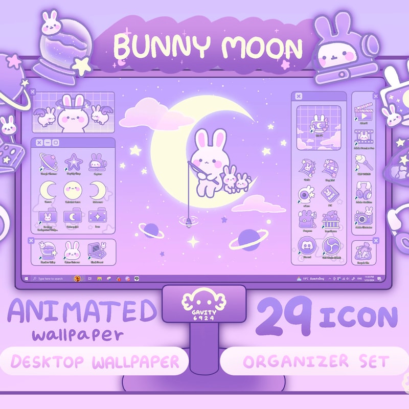 Purple Icons - Etsy