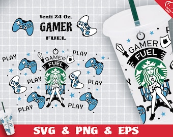 Gamer Fuel Svg | Etsy UK