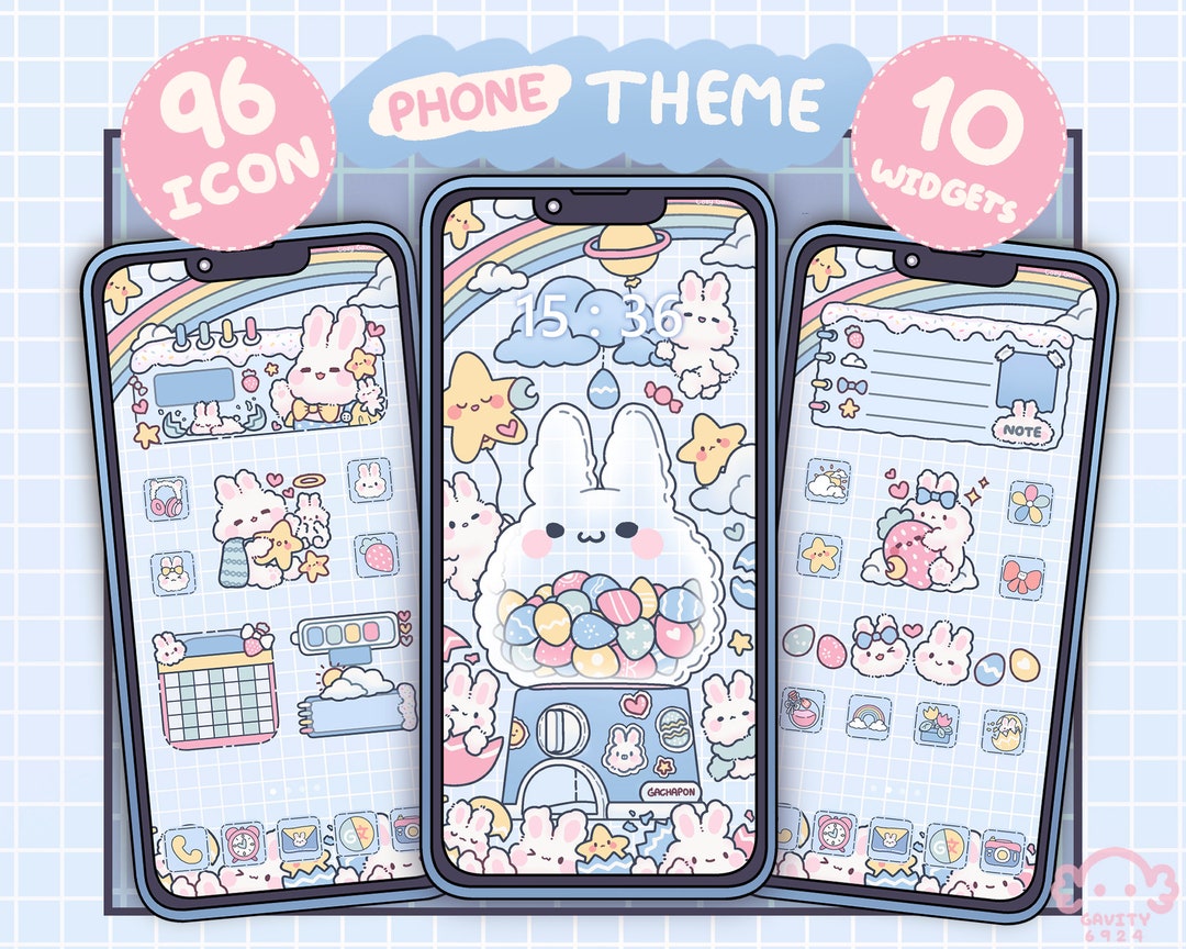 Ios & Android (more Suitable for Android) App Icon Set | Easter Bunny ...