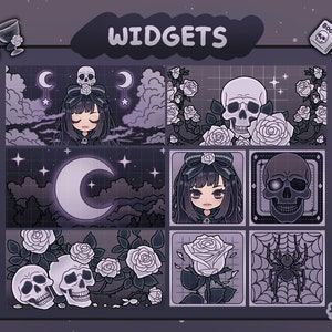 Gothic Woman App Icon Set: Kawaii Phone Theme and Widgets(ios/android ...