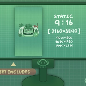 Windows/mac Marimo Minigame Desktop Wallpaper Organizer Set: Animated ...