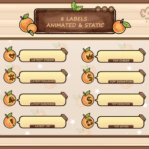 Capybara Stream/ Animated Stream Overlay Pack / Chatting / Vtuber ...