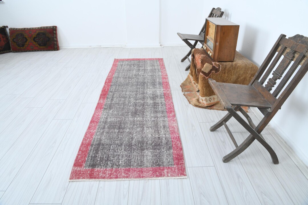 3x8 Runner, Turkish Runner Rug,vintage Runner 3x8,oushak Rug Runner ...
