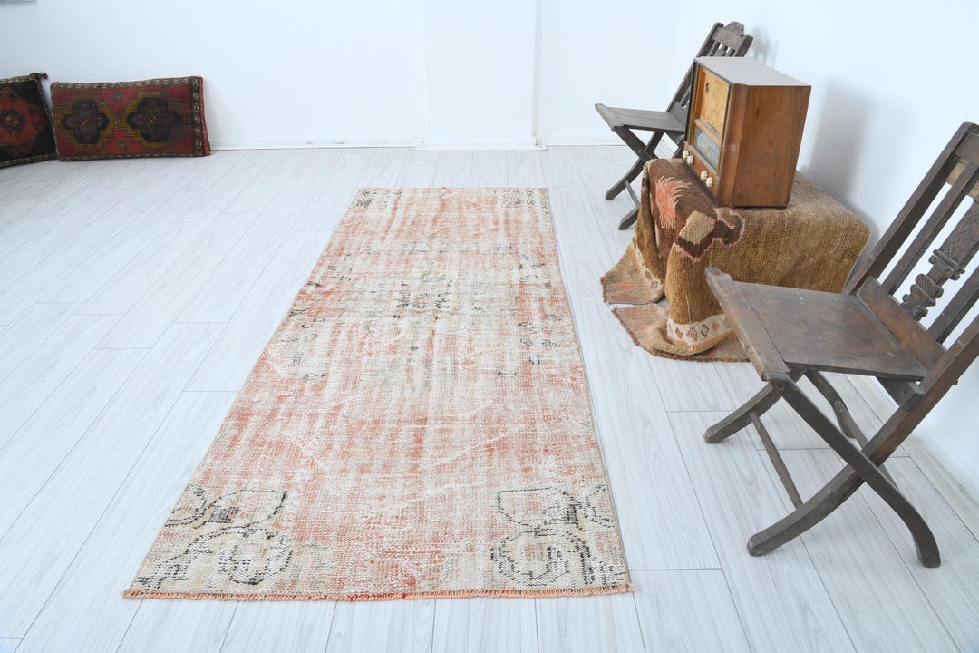 3x8 Runner, Turkish Runner Rug,vintage Runner 3x8,oushak Rug Runner ...