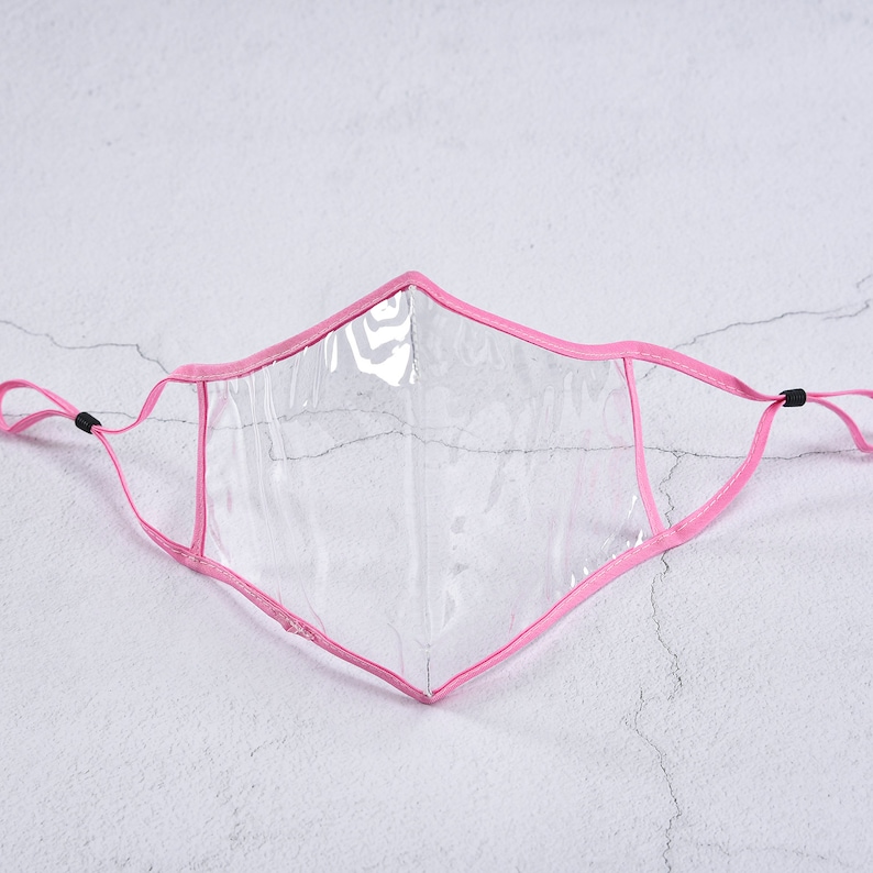 Clear/transparent Face Mask, PVC Mask, Lip Language Masks, Fashion ...