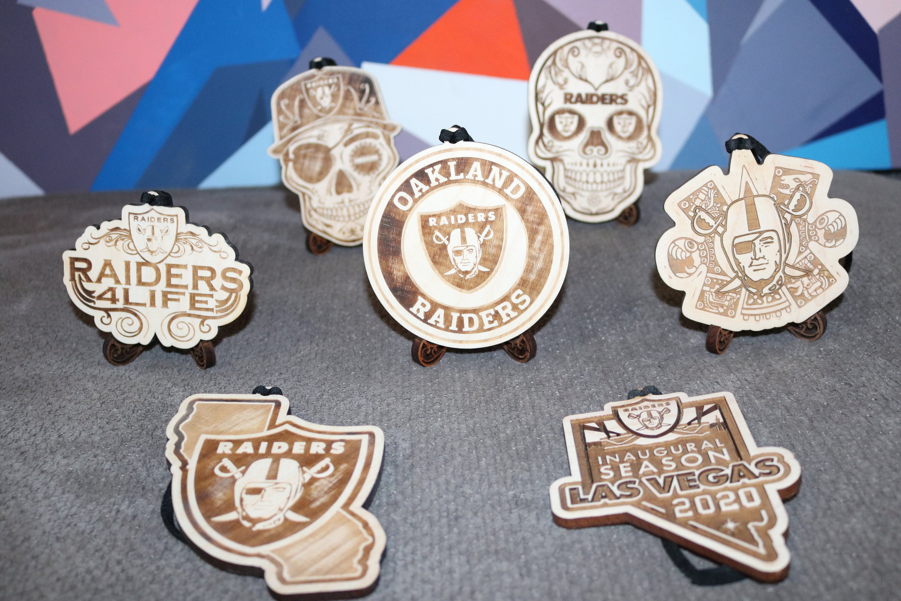 Raiders Rear View Mirror Accessories - Etsy