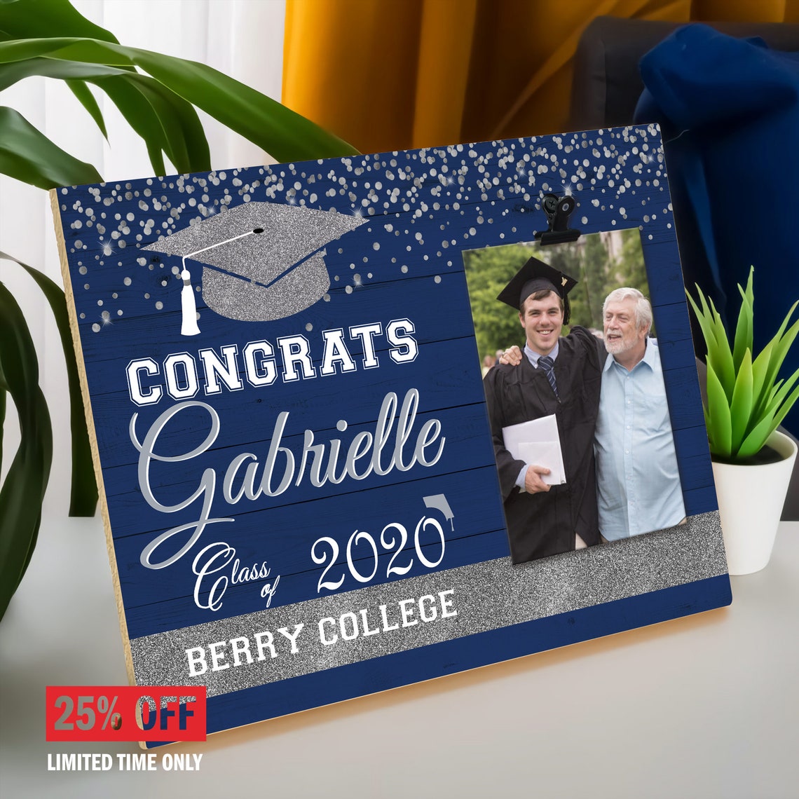 Graduation Picture Frame Photo Frame College Graduation | Etsy
