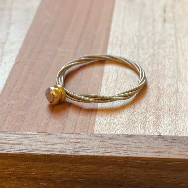 Guitar String Ring - Etsy