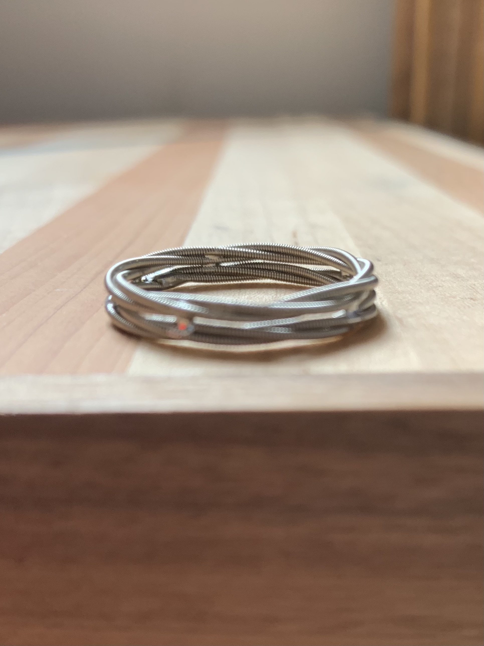 Double Stacked Guitar String Ring, Guitar Ring, Music Ring, Music ...