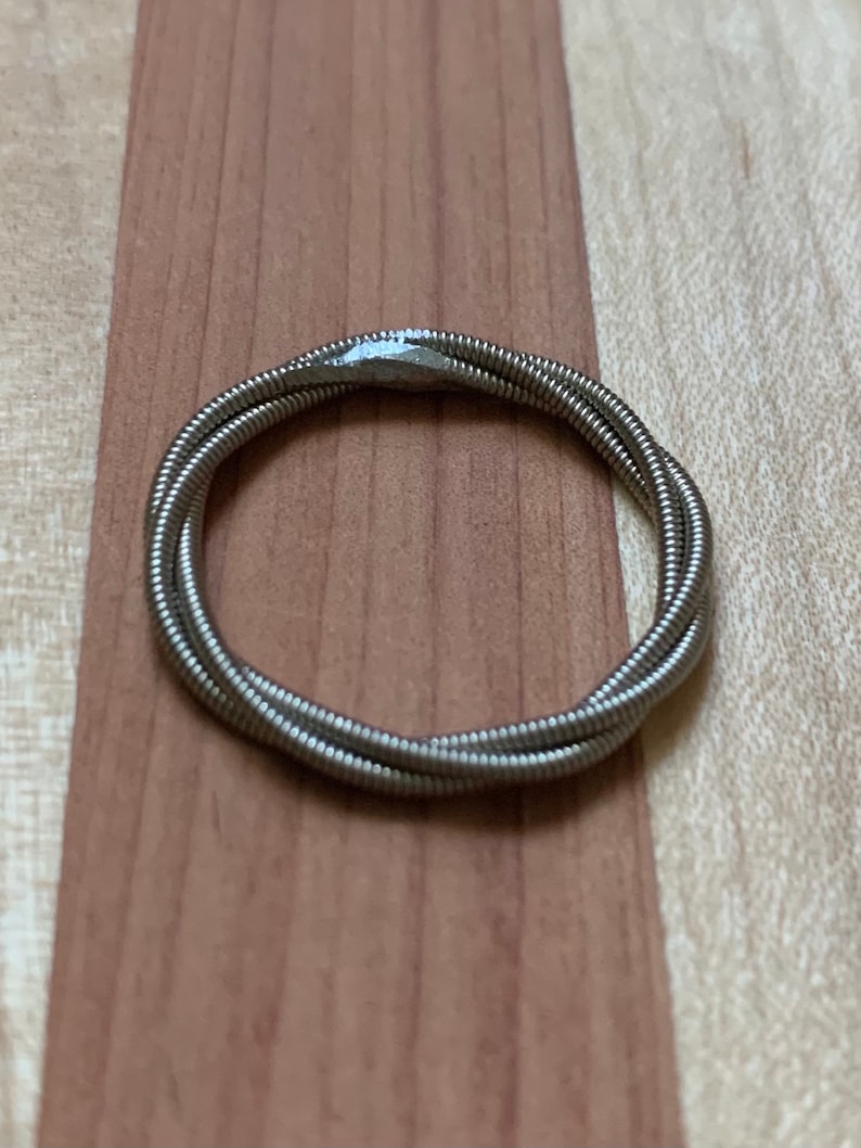 Guitar String Ring THICK, Stackable Ring, Gift for Guitarist, Stacking ...