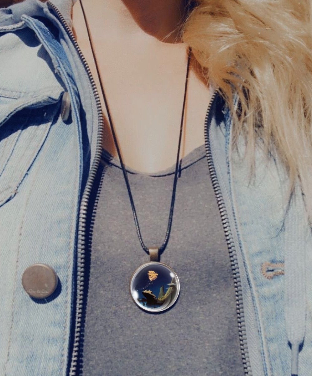 Neverland Pendant Necklace, Peter Pan Necklace, Neverland Gift, Peter ...