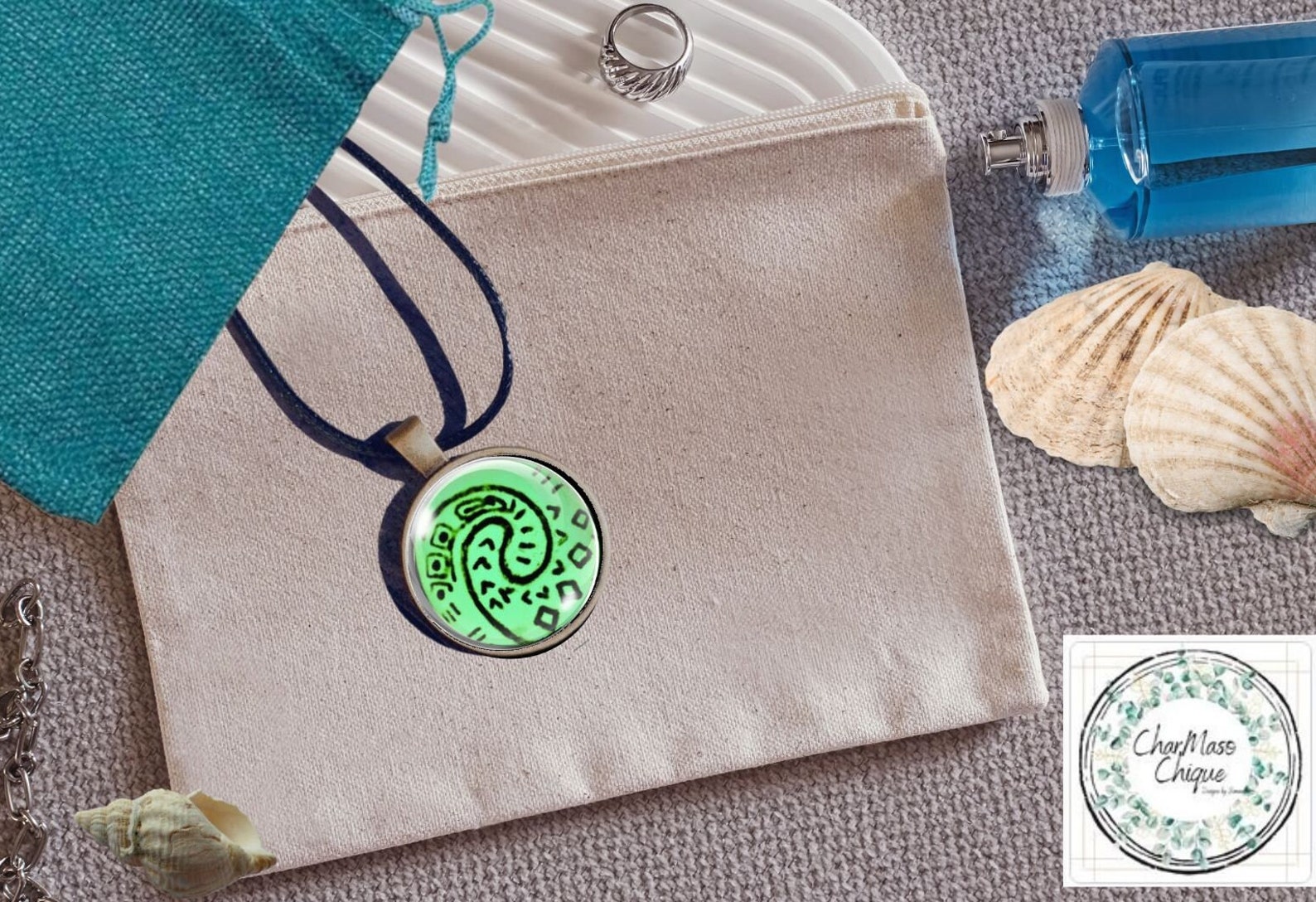 Heart of Tafiti Pendant Necklace, Moana Necklace, Ocean Necklace - Etsy