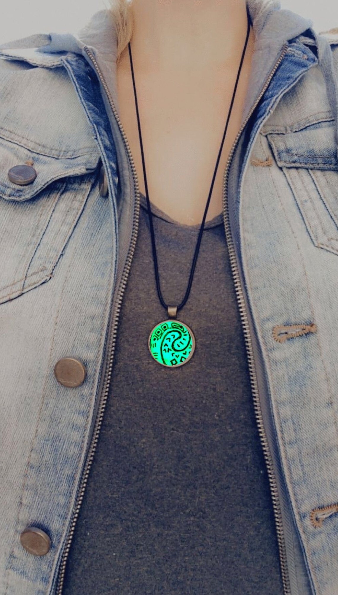 Heart of Tafiti Pendant Necklace, Moana Necklace, Ocean Necklace - Etsy