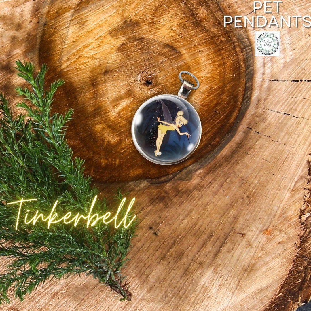 Tinkerbell Pet Tag, Pet Jewelry, Tinkerbell Pet Tag, Tinkerbell ID Tag ...