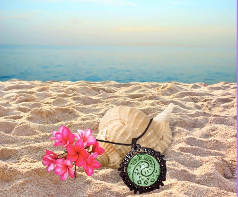 Heart of Tafiti Necklace Moana Necklace Tropical Jewelry - Etsy