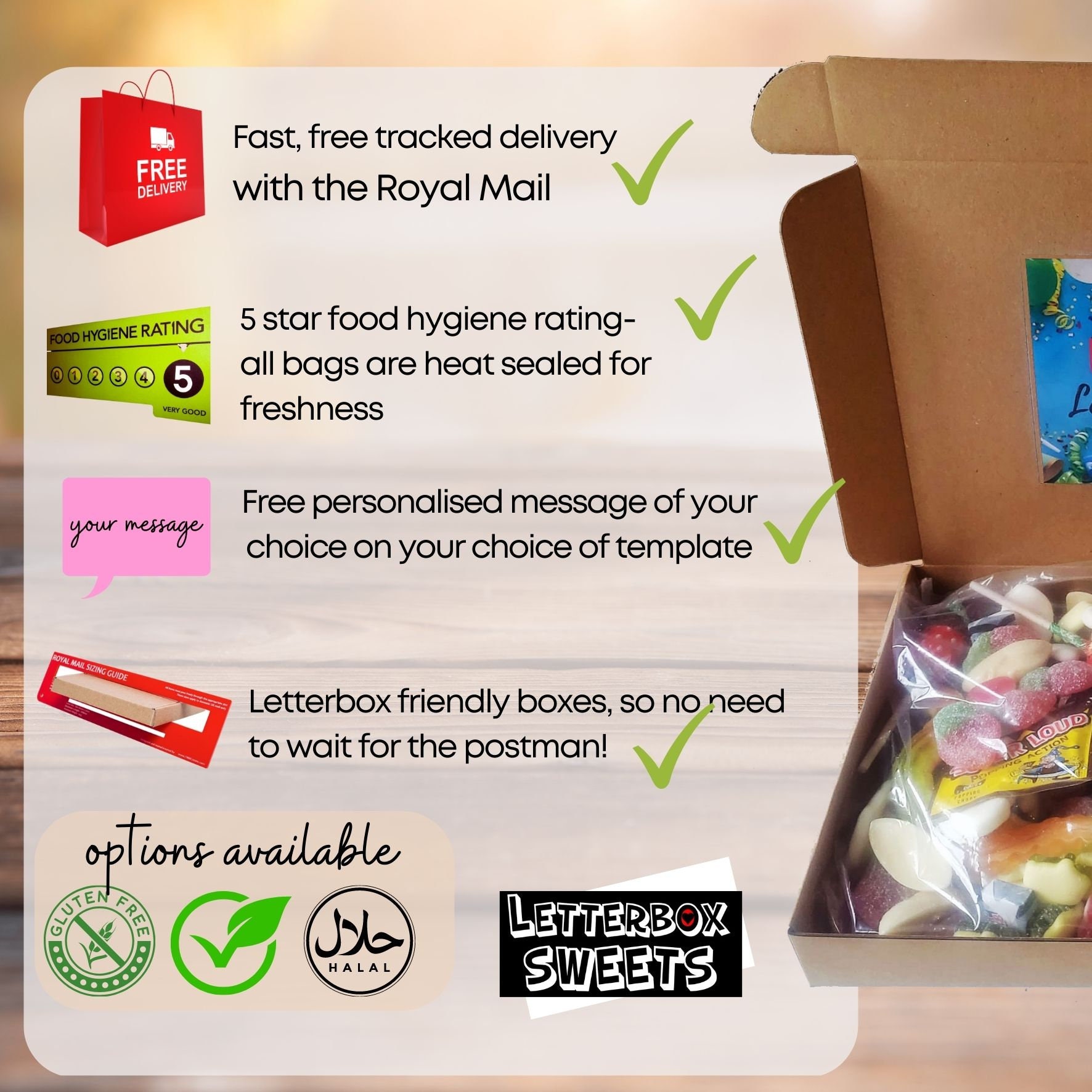 Letterboxsweets Large Pick'n'mix Sweet Box FREE UK DELIVERY Choose Your ...