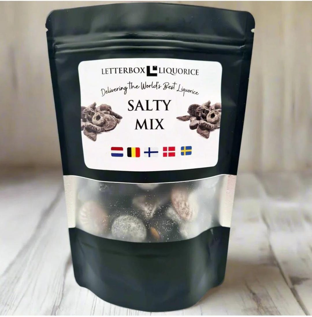 Gourmet European Liquorice Mix - Salty/salmiak - Etsy