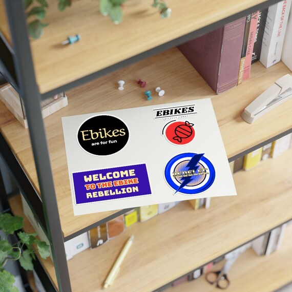 Ebikes Are for Fun Ebike Sticker Sheet - Etsy