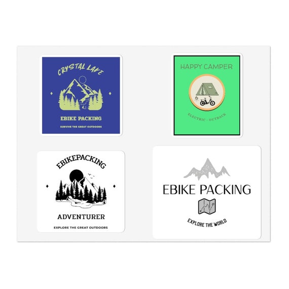 Ebikepacking Ebike Sticker Sheet - Etsy
