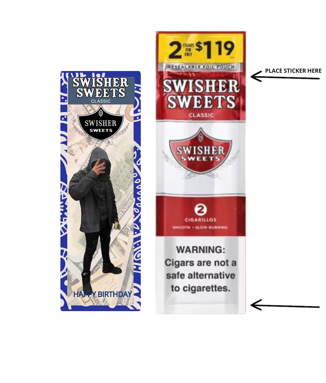 Swisher Sweet Template - Etsy