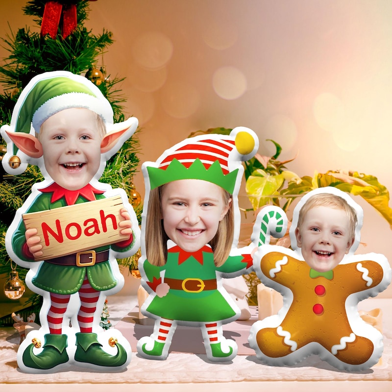 Custom Elf Photo Pillow - Etsy