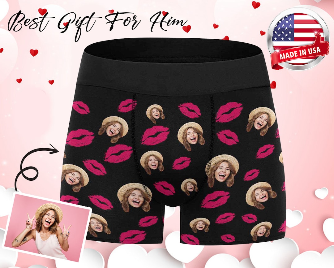 Custom Boxers, Personalized Underwear With Face, Custom Boxers With ...