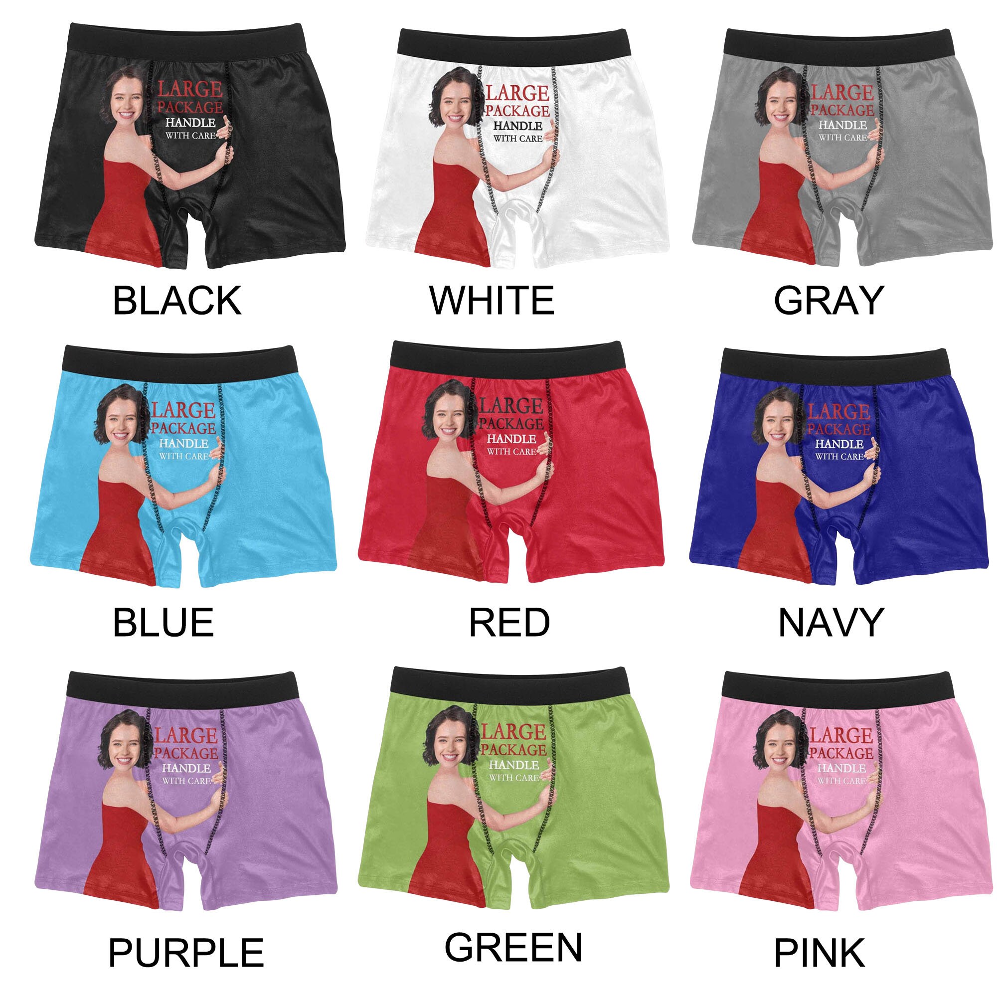 Custom Boxers With Face Custom Boxers With Picture - Etsy Ireland