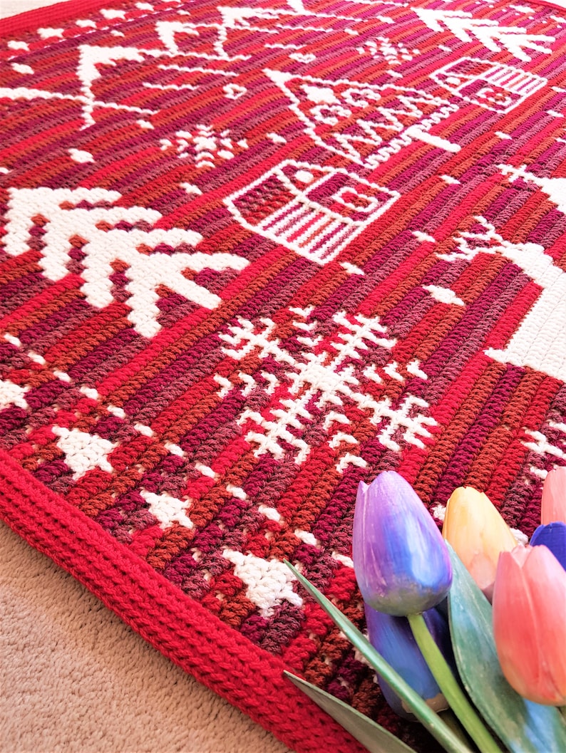 Mosaic Nordic Winter Beauty Crochet Pattern PDF File Only - Etsy