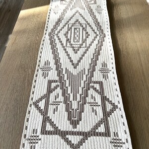 Mosaic Crochet Table Runner Pattern: Nova Design (PDF Pattern) - Etsy