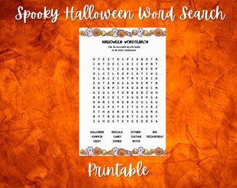 Printable Halloween Word Search, Preschool Activities, Preschool ...