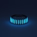 Cyberpunk Glow Vial Ring: Black Silver Band, Futuristic Jewelry ...