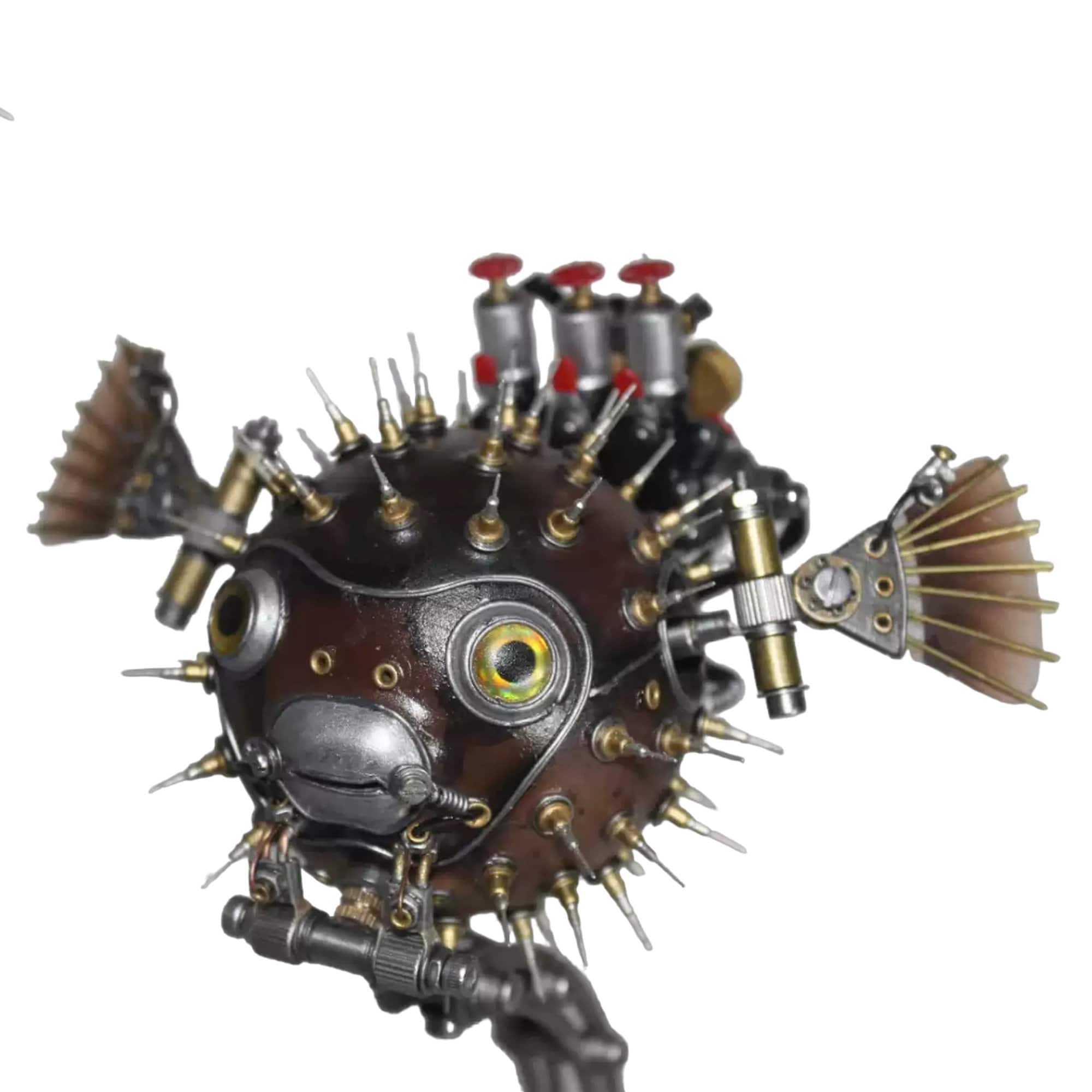 Globefish Mechanical Mutant 3D Robot Creature Animals Handmade ...