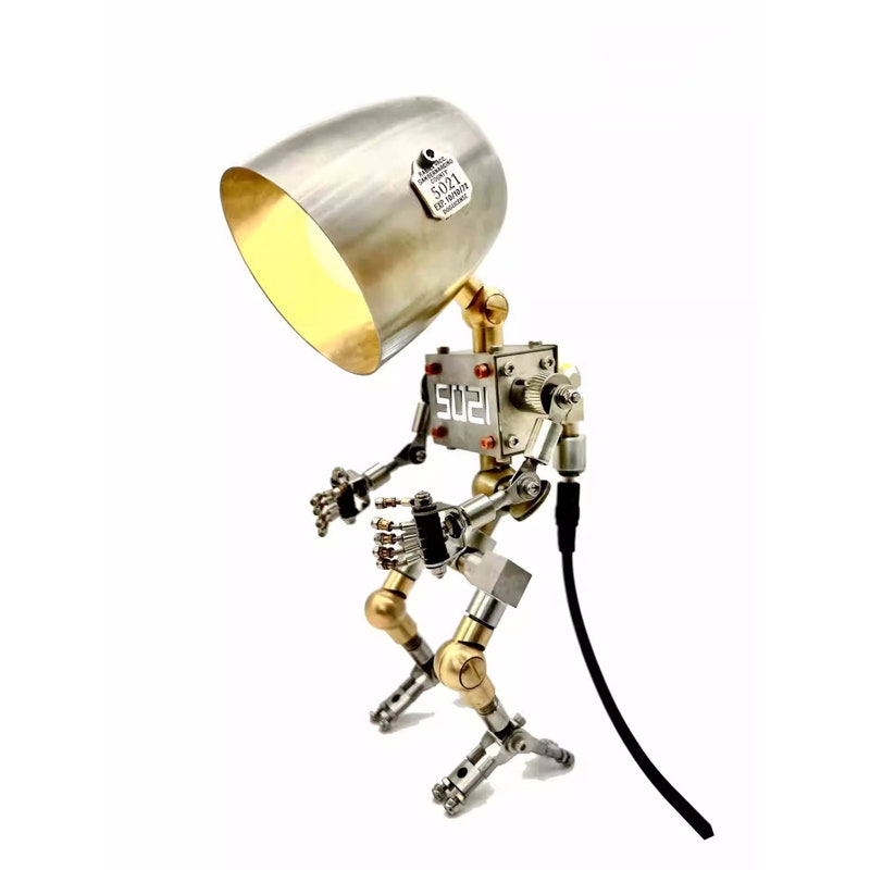 Robot Lamp - Etsy