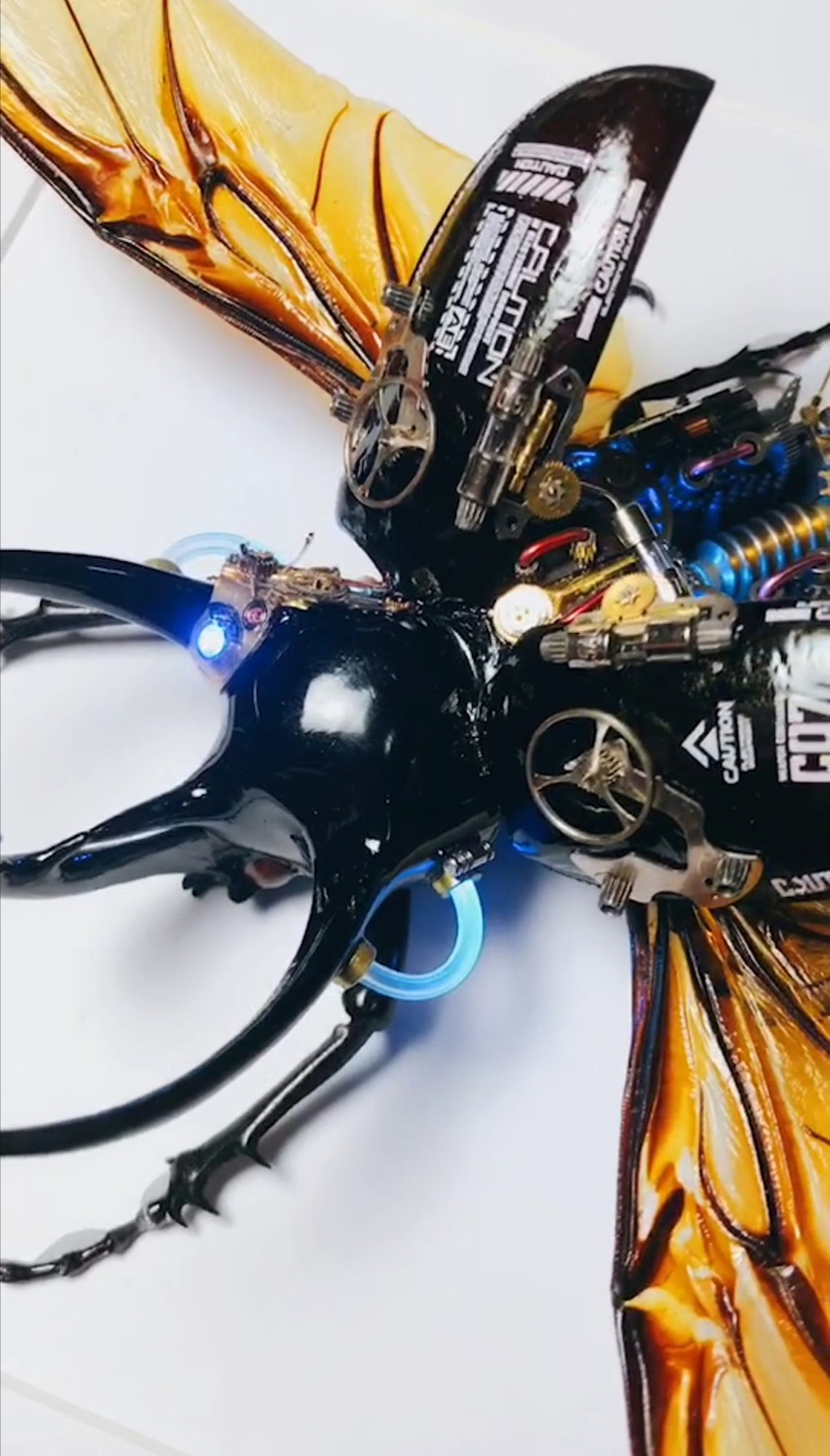 Steampunk Cyborg Mechanical Beetle Insects Bugs Kinetic - Etsy