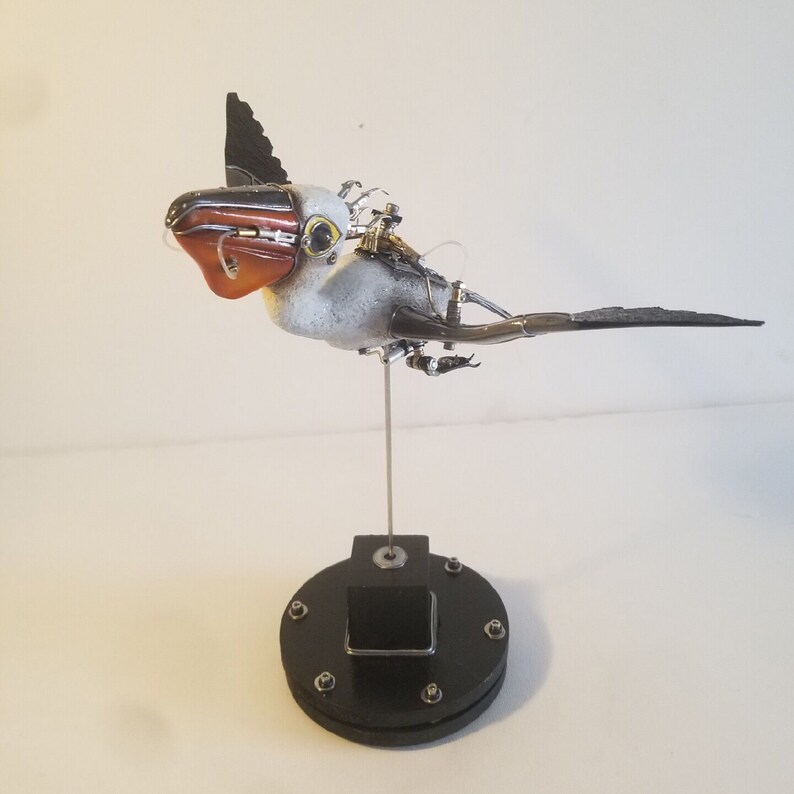 Pelican Mechanical Mutant 3D Robot Creature Animals Art - Etsy