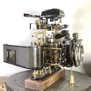 Disassembled 3D Mechanical Camera Deconstructed Art Decorative ...
