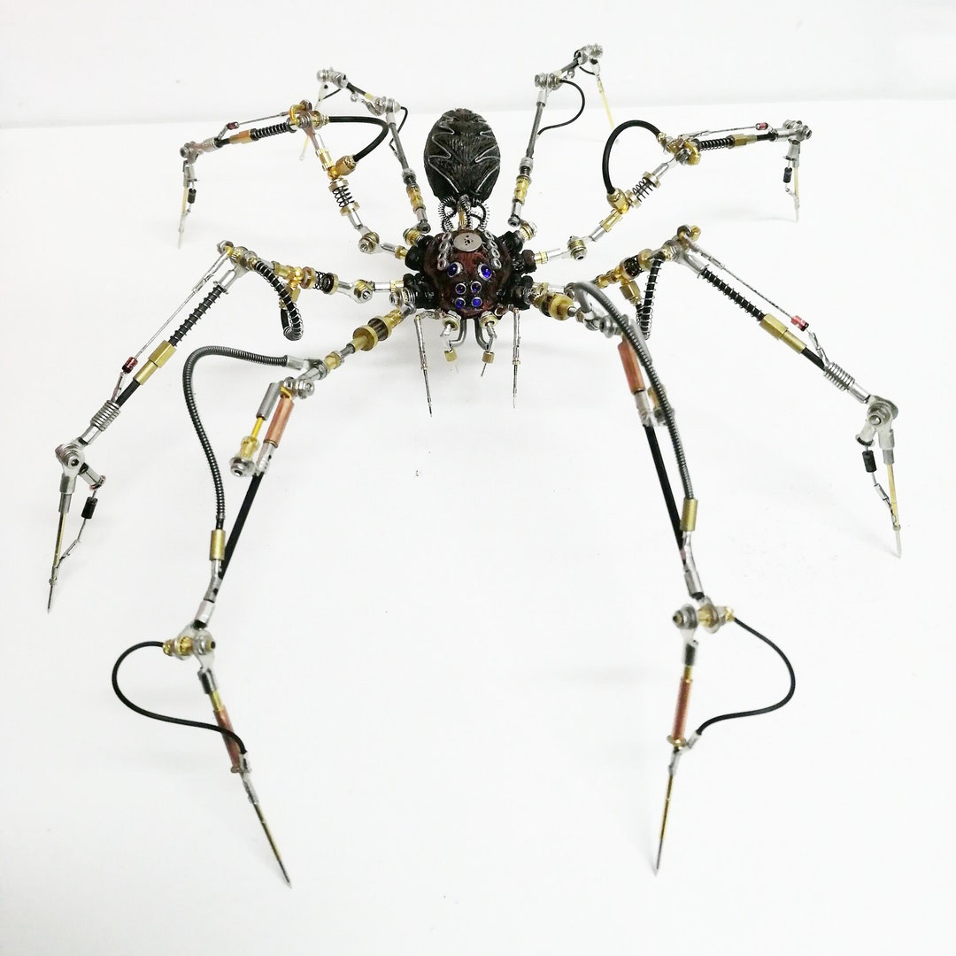 Mechanical Steampunk Spider Mutant Robot Sculpture Made by New Watch ...