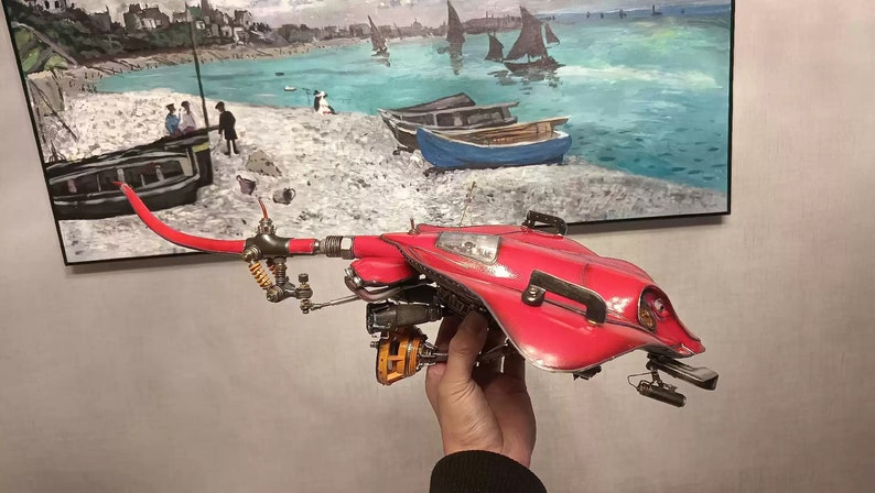 Manta Ray Mechanical Mutant 3D Robot Creature Animals Art - Etsy