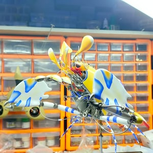 Mechanical Mutant 3D Harlequin Shrimp Sculpture Handmade Crafts ...