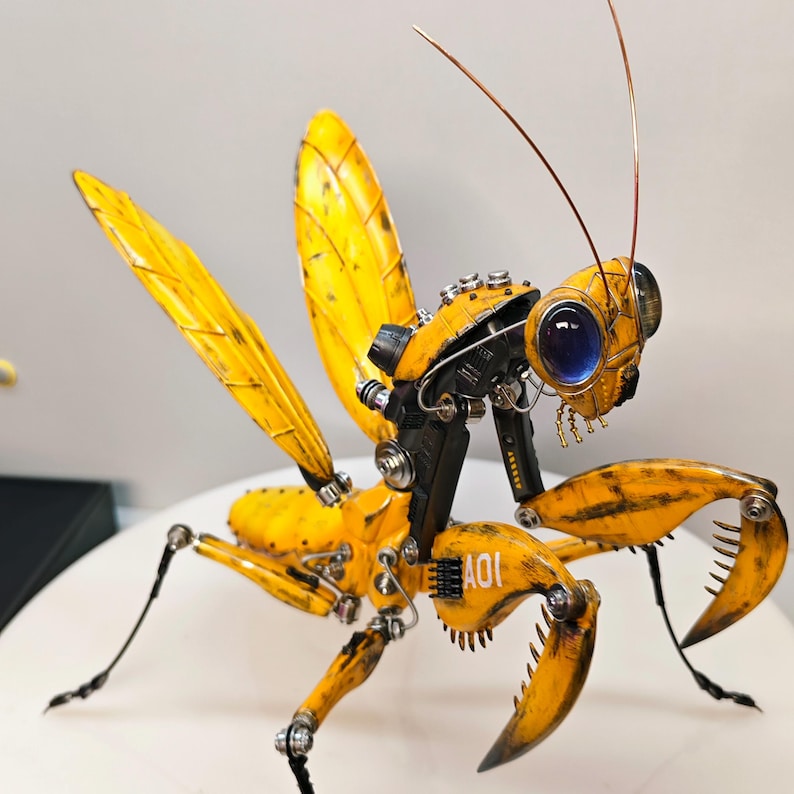 Mechanical 3D Mantises Mutant Sculpture, Handmade Crafts Sculpture for ...