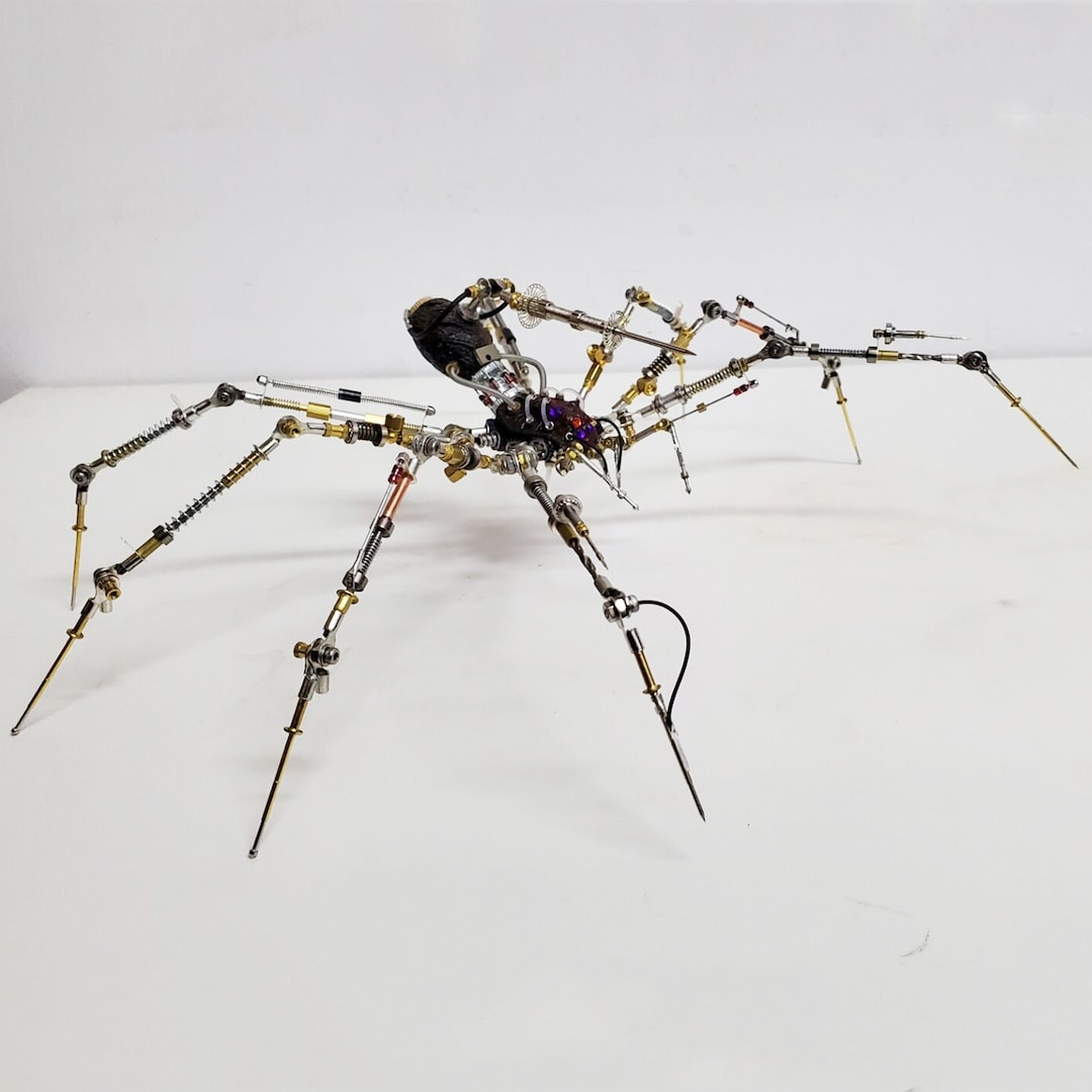 Mechanical Steampunk Spider Mutant Robot Sculpture Made by New Watch ...