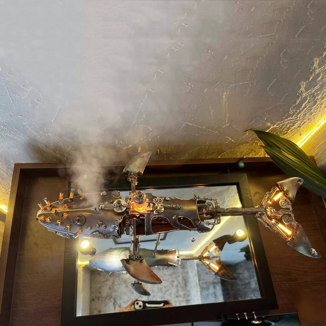 Steampunk Mechanical Whale Mutant 3D Robot Creature Animals - Etsy UK