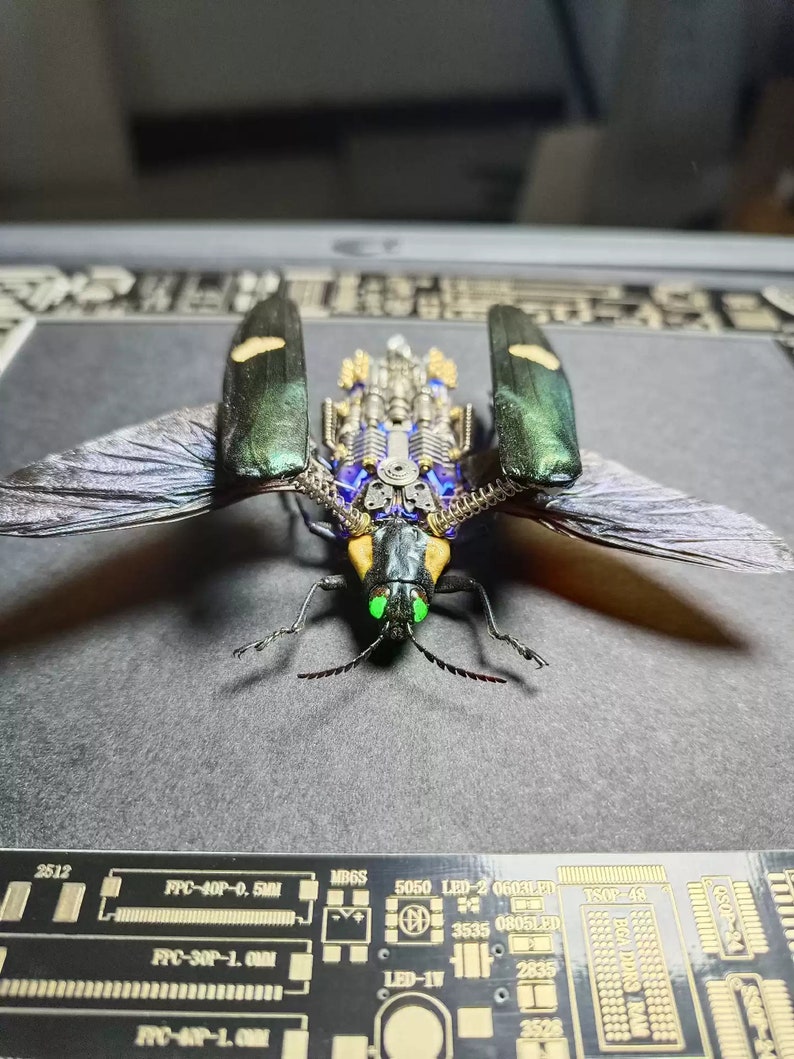 Steampunk Cyberpunk Beetle Insect Mechanical Creatures Kinetic ...