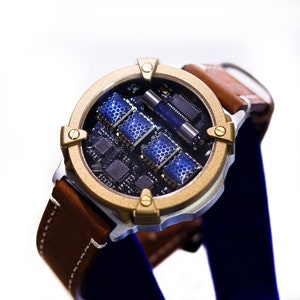 Cyberpunk Nixie Watch, App Controlled, Customizable Engraving ...