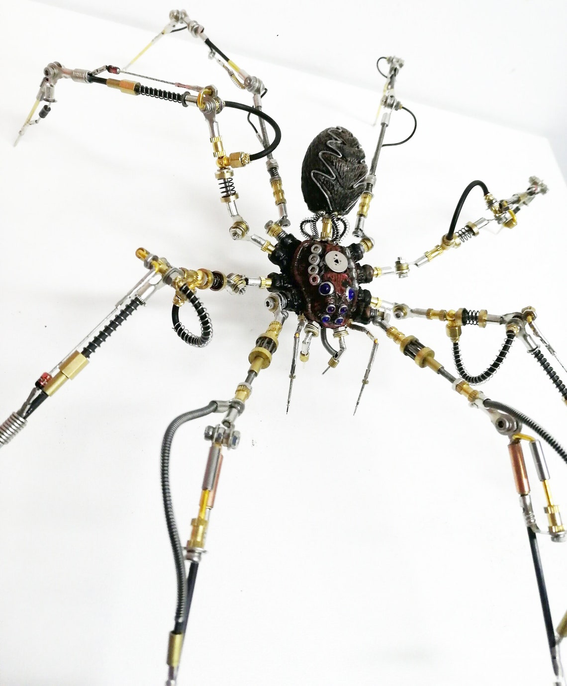 Mechanical Steampunk Spider Mutant Robot Sculpture Made by New - Etsy